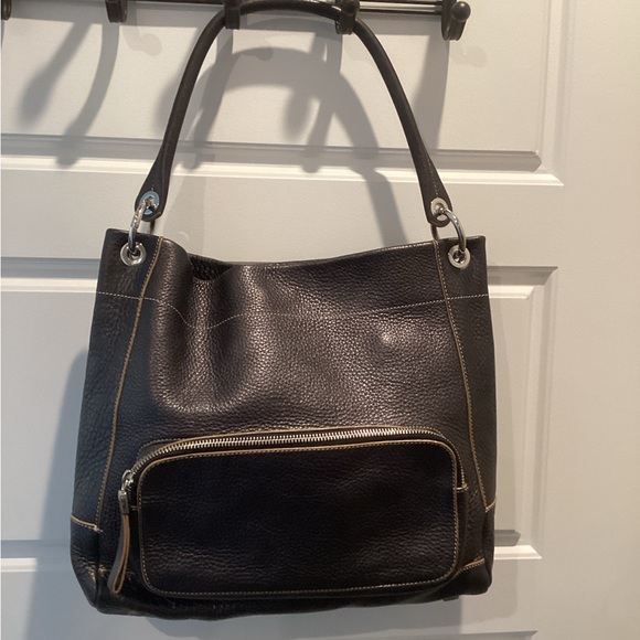 Monsac Originals | Bags | Brown Pebble Leather Shoulder Bag | Poshmark